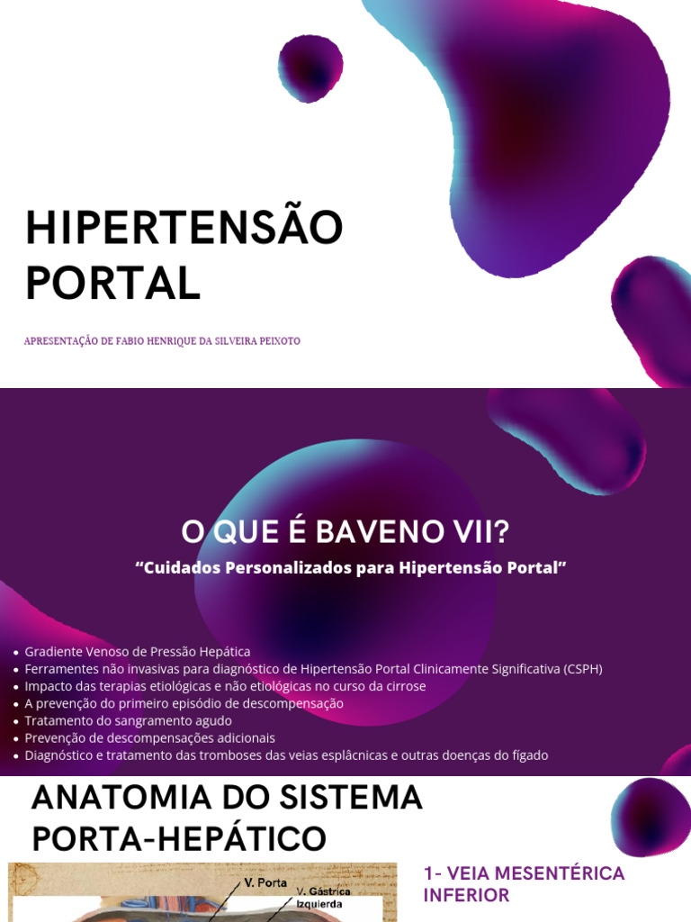Resumo Hipertensão Portal e Ascite | PDF
