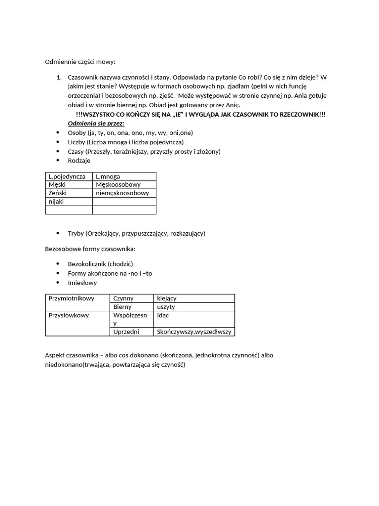 Notatka - Dział IV | PDF