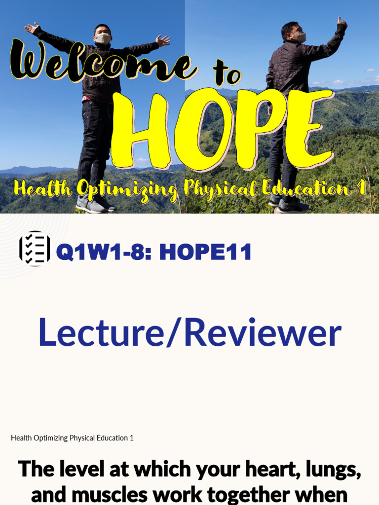 Hope1 - Q1-8 Periodical Exam-Reviewer | PDF