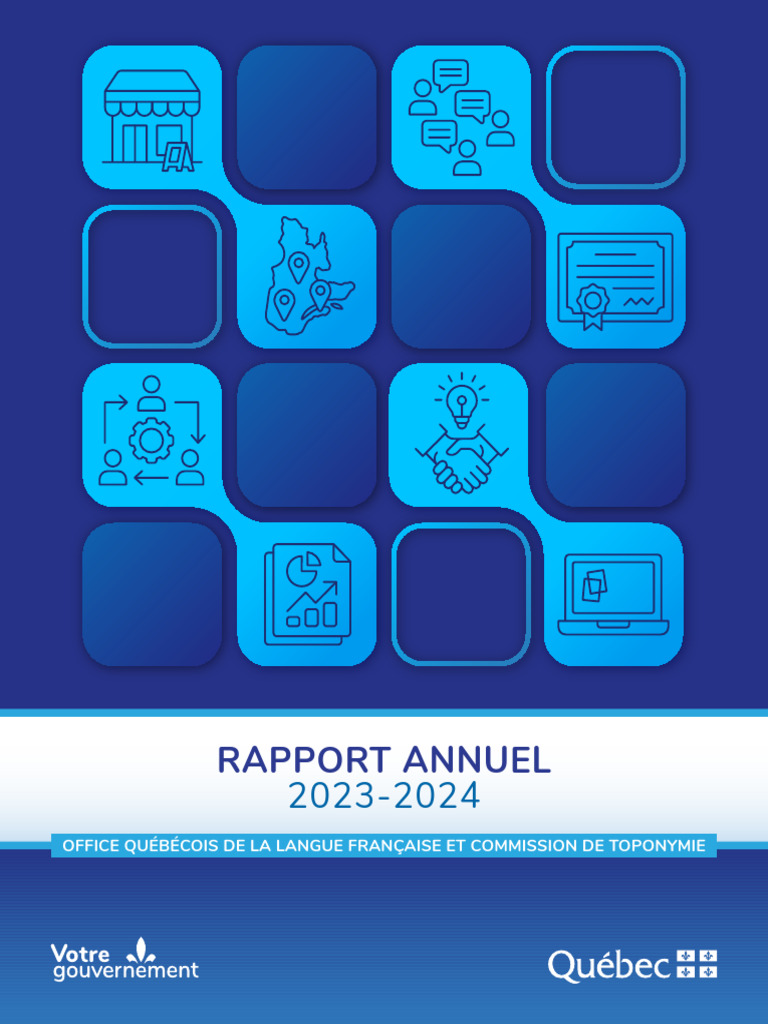 Rapport Annuel OQLF 2023-2024 | PDF | Francophonie | Quebec