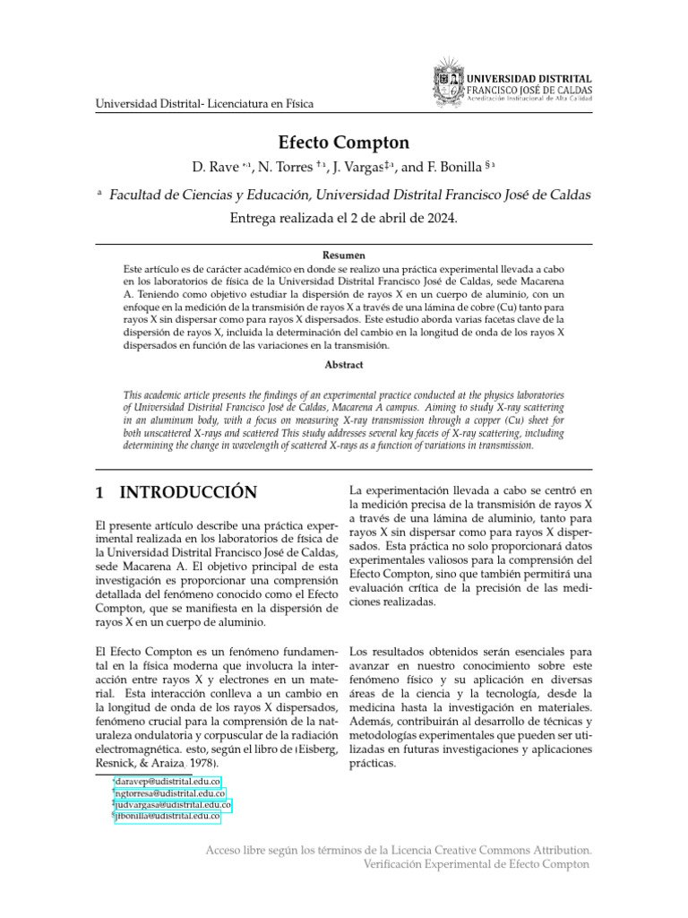Efecto Compton | PDF