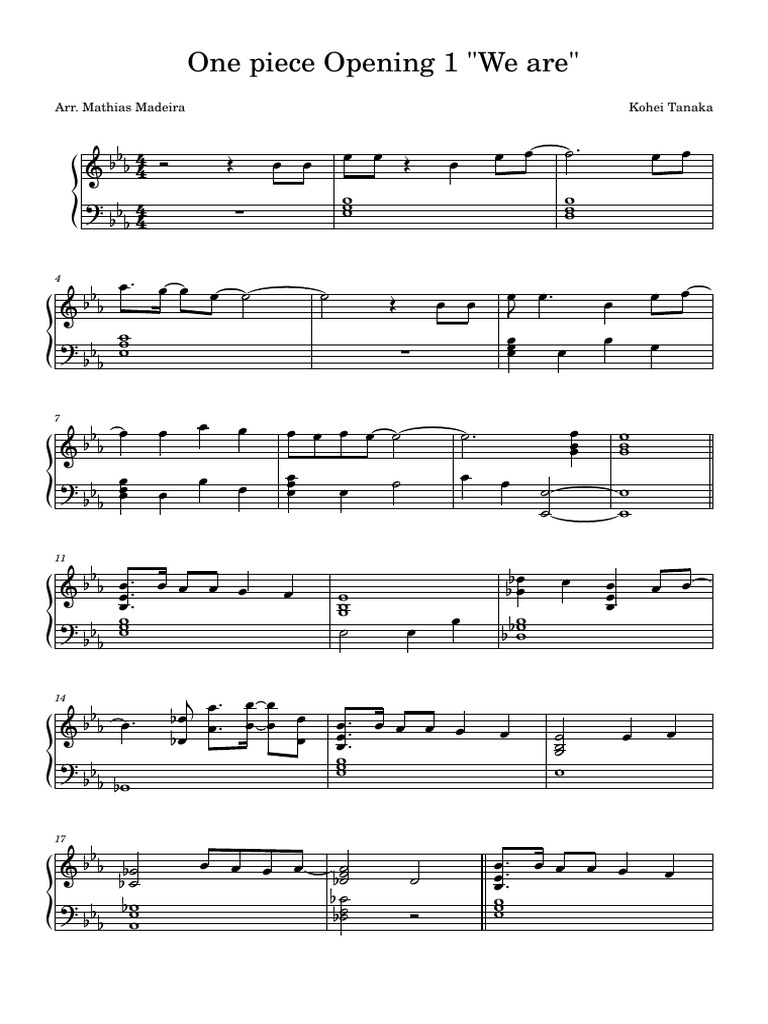 One_piece_Opening_1__We_are__simplifié7 | PDF