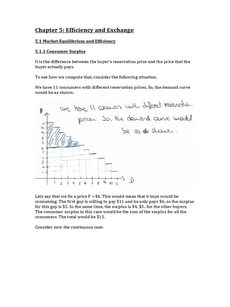 Chapter 5 - Efficiency and Exchange | PDF