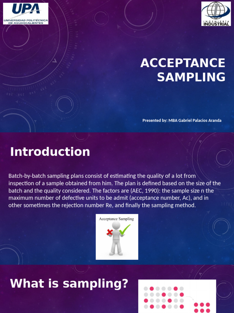 Acceptance Sampling | PDF