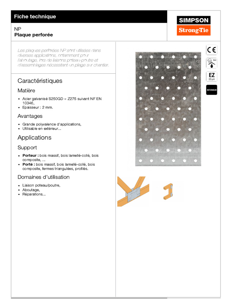 NP Plaque Perforee | PDF