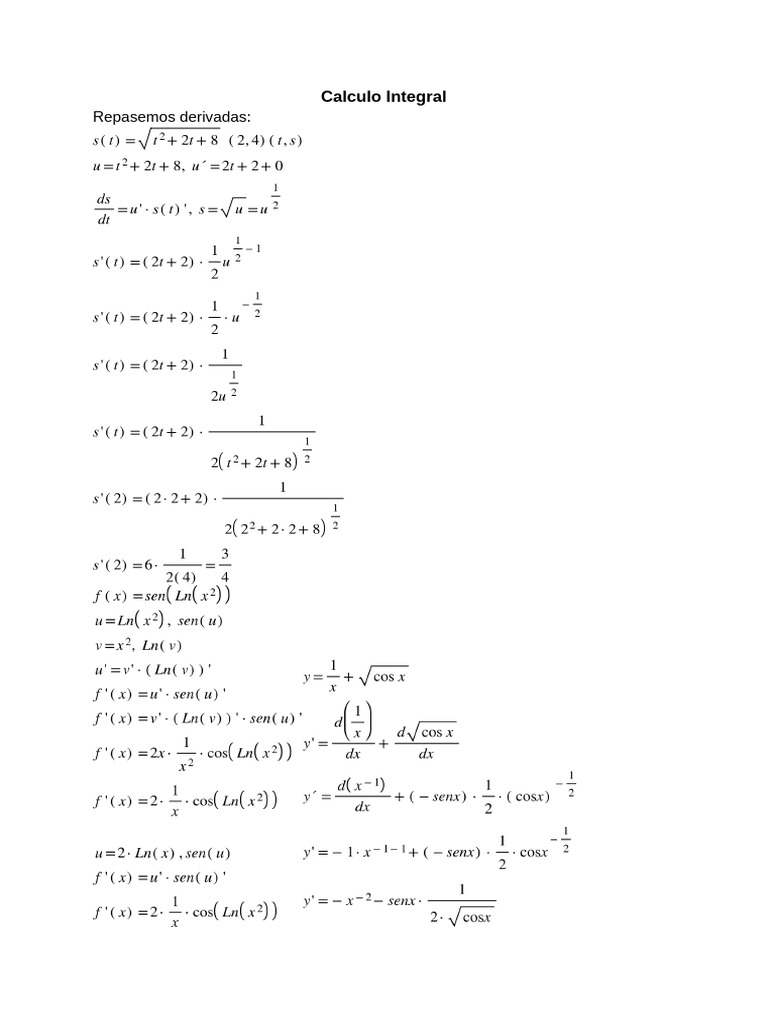 Calculo Integral | PDF