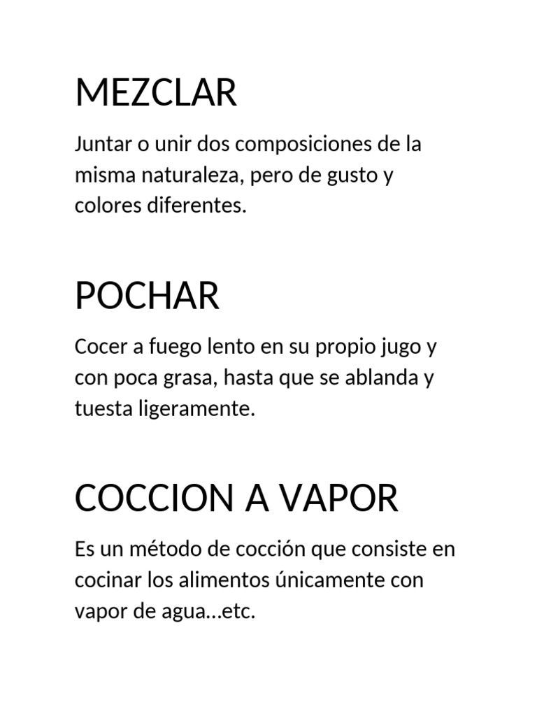 MEZCLAR | PDF