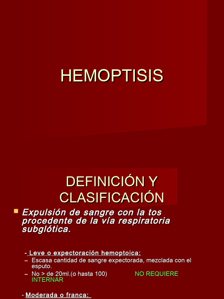 S2. Hemoptisis | PDF