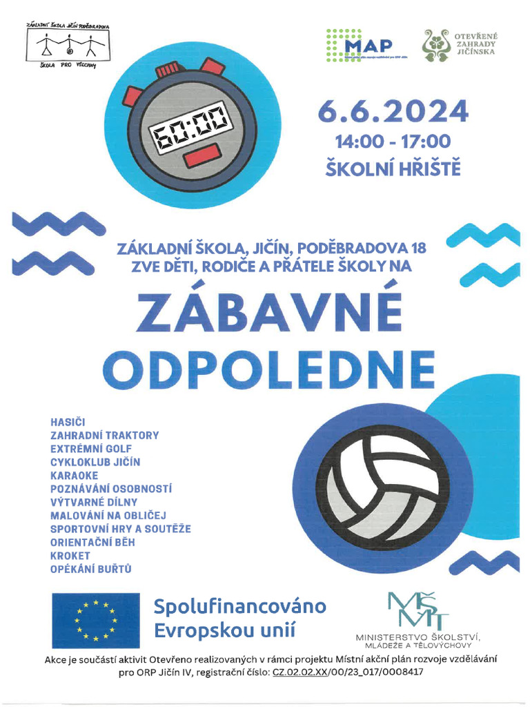 Plak Tek Z Bavn Odpoledne | PDF