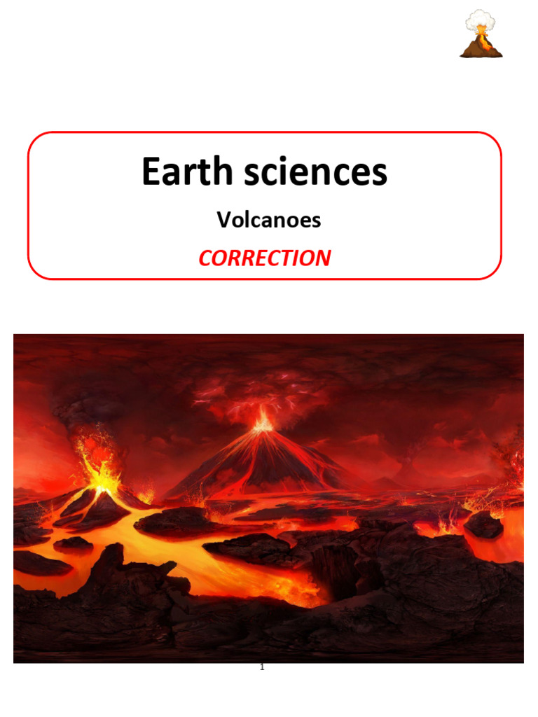 Volcano Booklet CORRECTION | PDF | Types Of Volcanic Eruptions ...