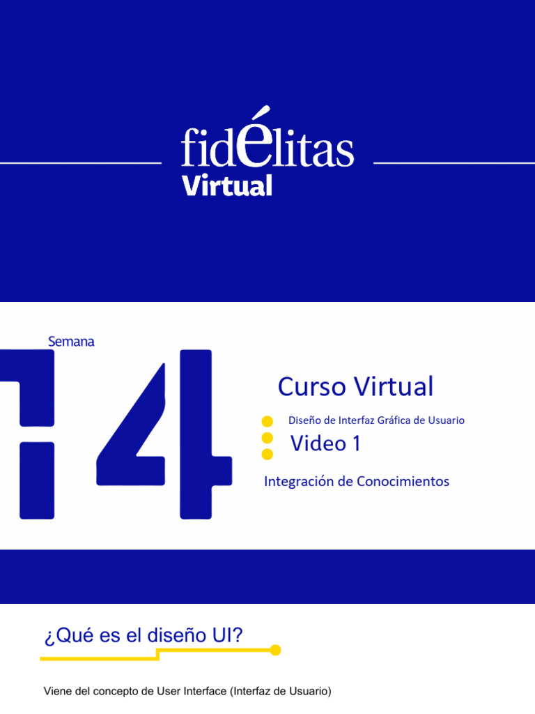 Diseño de Interfaz Gráfica de Usuario S14 | PDF