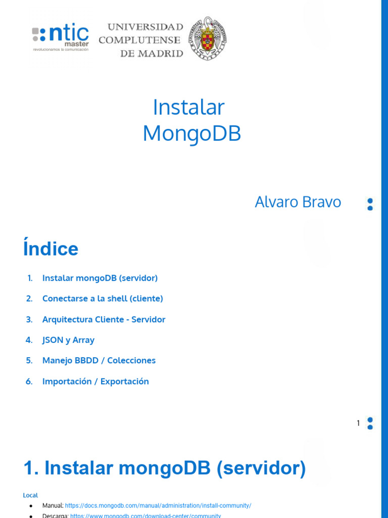 Módulo 3. Instalar Mongodb | PDF