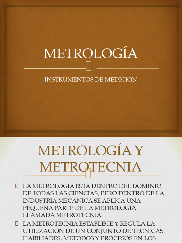 Metrolog A | PDF