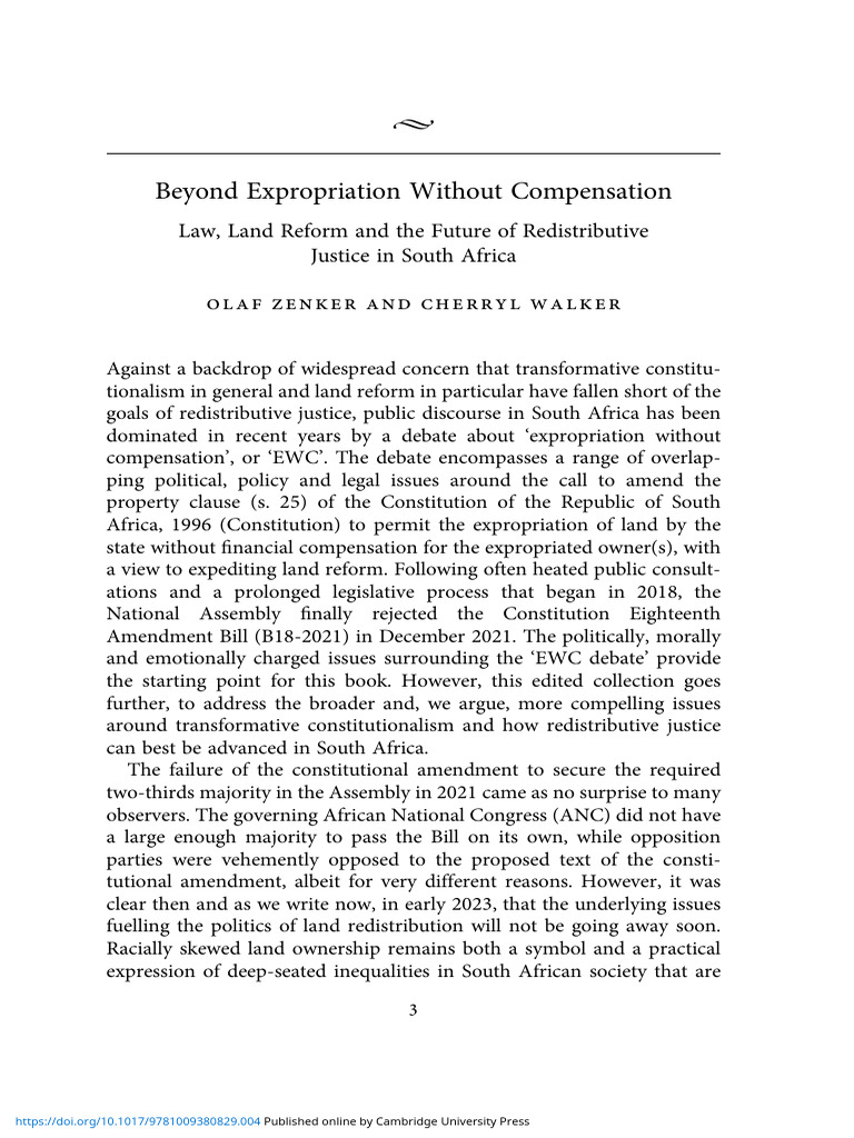 Beyond Expropriation Without Compensation 5fc38wnvgg | PDF | Government ...