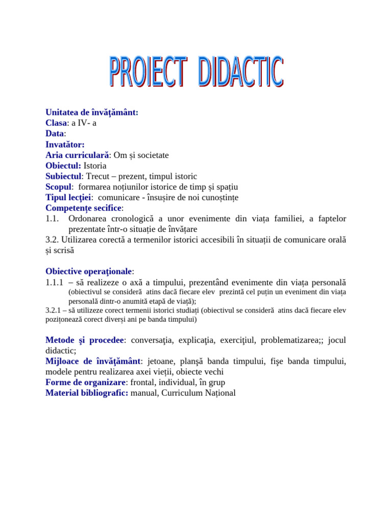 1 Proiect Istorie 1 | PDF