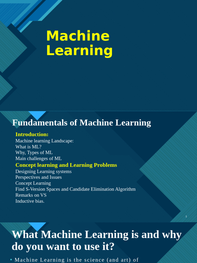ML Module 1 | PDF