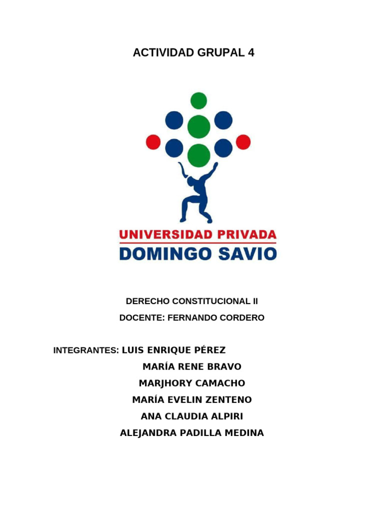 Copia de ACTIVIDAD GRUPAL 4 | PDF