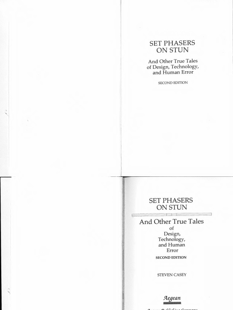Set Phasors on Stun Textbook by Steven Casey | PDF