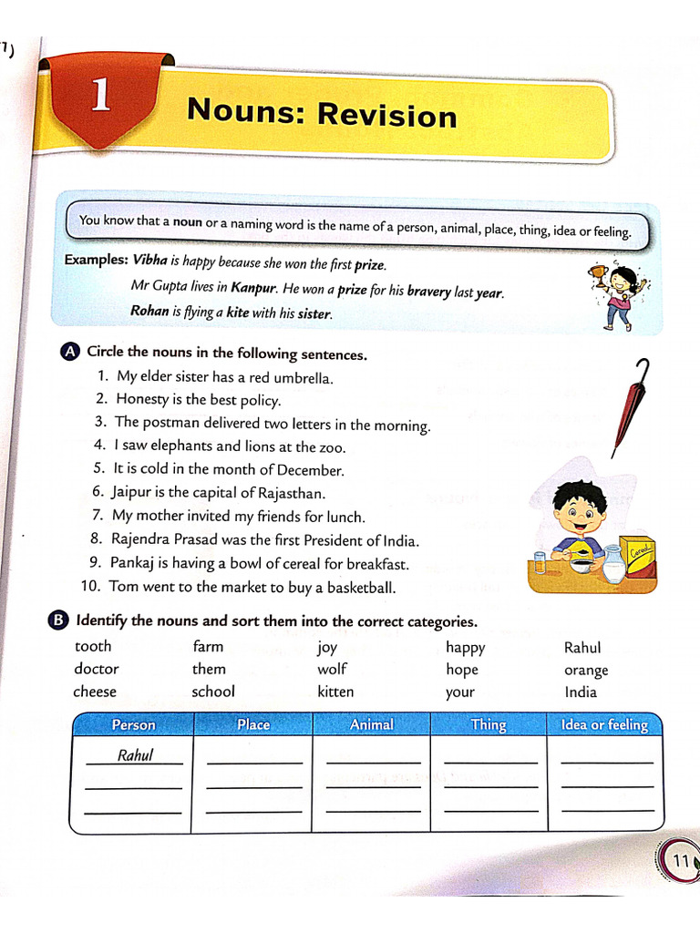 Nouns - Grade 4 | PDF