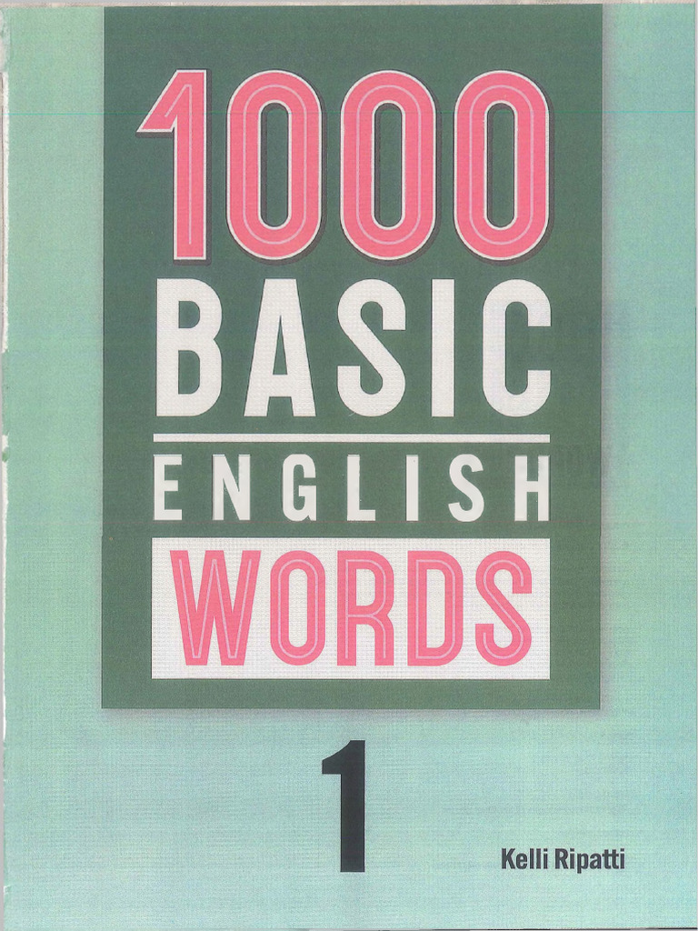 1000 Basic English Words 1 - Compass Publishing | PDF