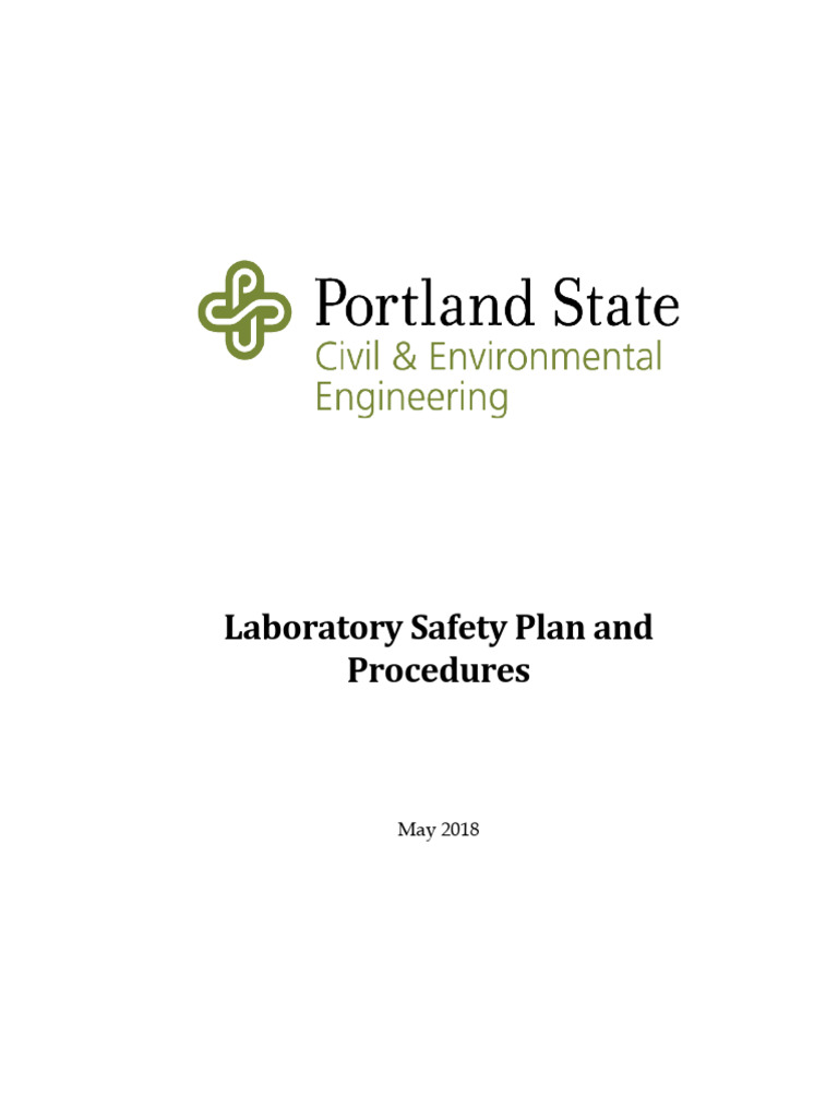 CEE Lab Safety Plan May 2018 FINAL | PDF