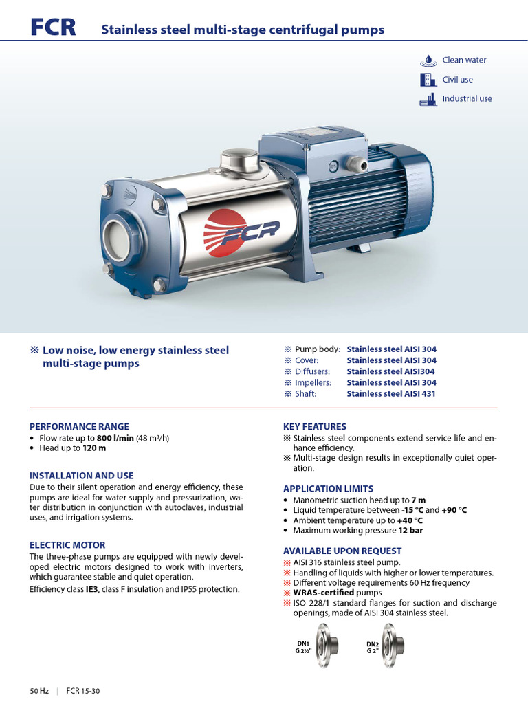 FCR-15-30 EN 50Hz | PDF