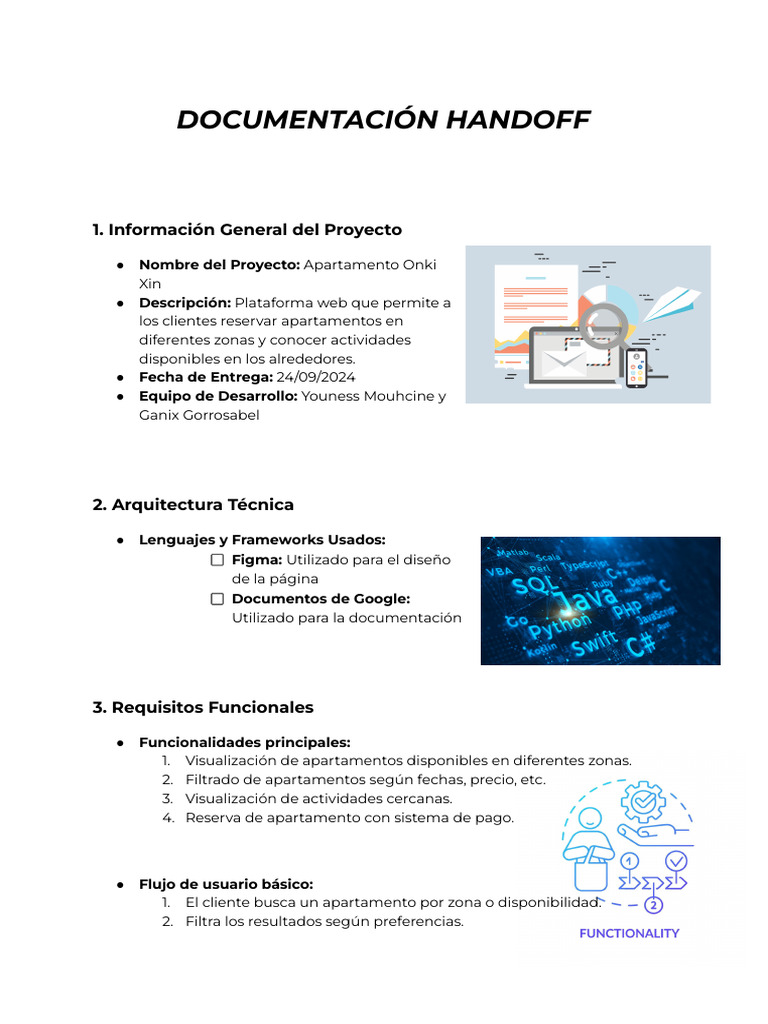 Documentación Handoff | PDF