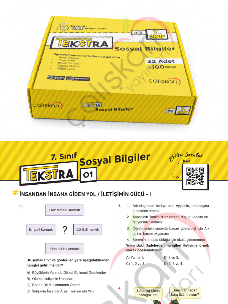 7 Sinif Tekstra Sosyal | PDF
