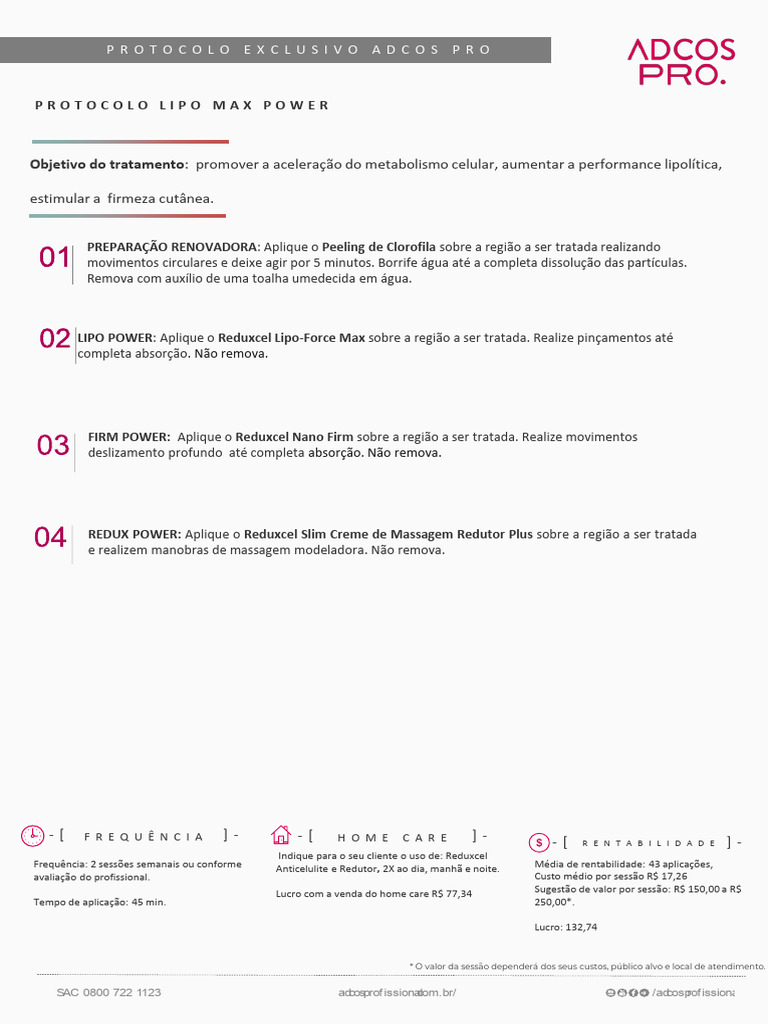 Protocolo Lipo Max Power | PDF