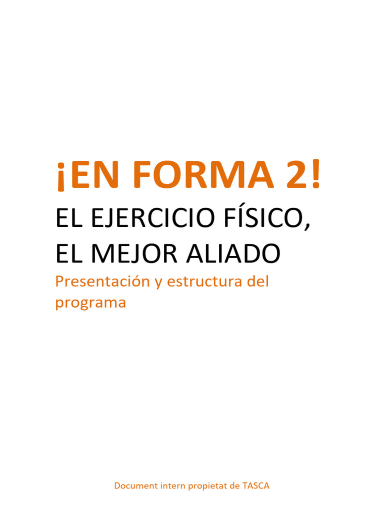 Guia TASCA - EN FORMA 2 | PDF