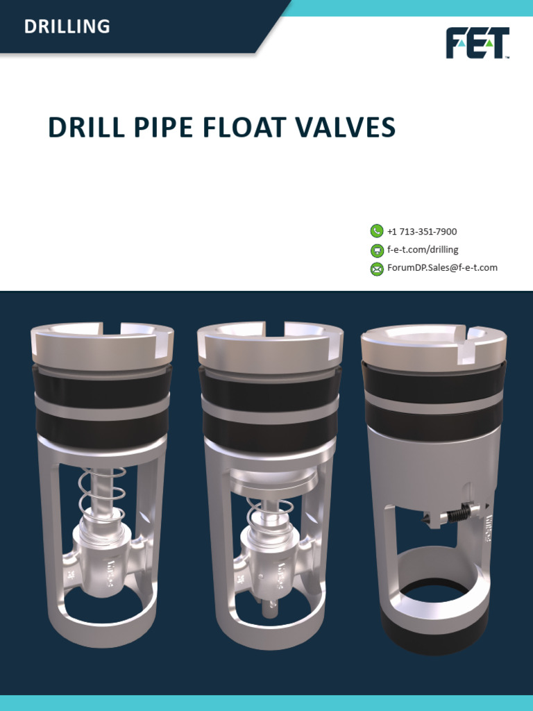 Drill Pipe Float Valve Catalog | PDF