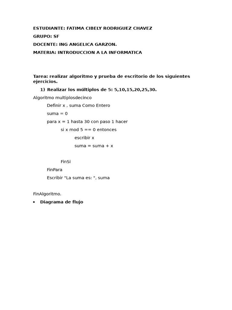 Tarea de Info. | PDF