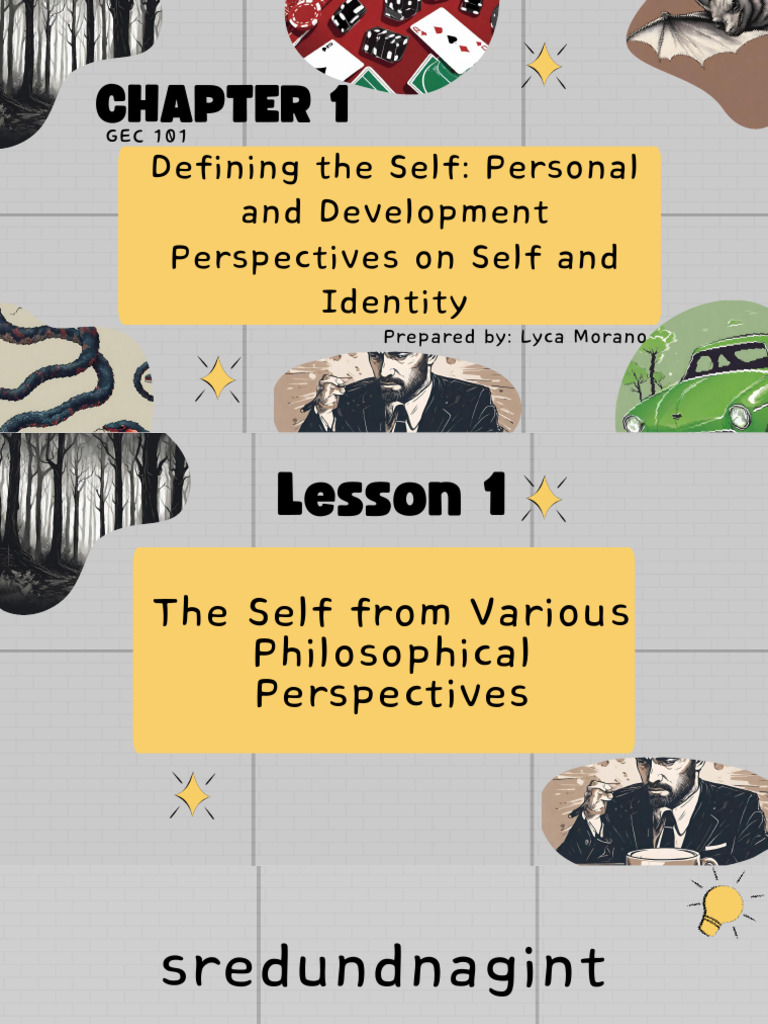 Defining The Self: Personal and Development Perspectives On Self and ...