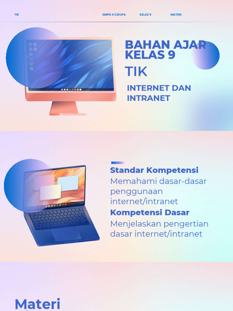 BAHAN AJAR TIK KELAS 9_compressed | PDF