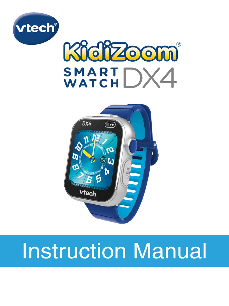 80-575200 VTech KidiZoom Smartwatch DX4-Instruction Manual | PDF ...