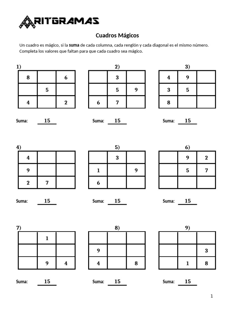 Coleccion Cuadros Magicos | PDF