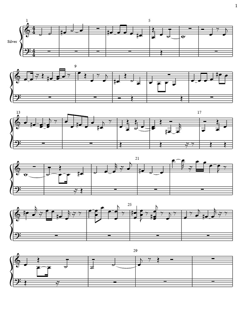 Firefly Sheet Music for Piano | PDF