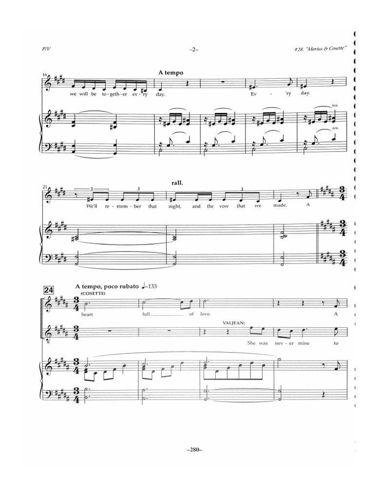 Cosette - Audition | PDF