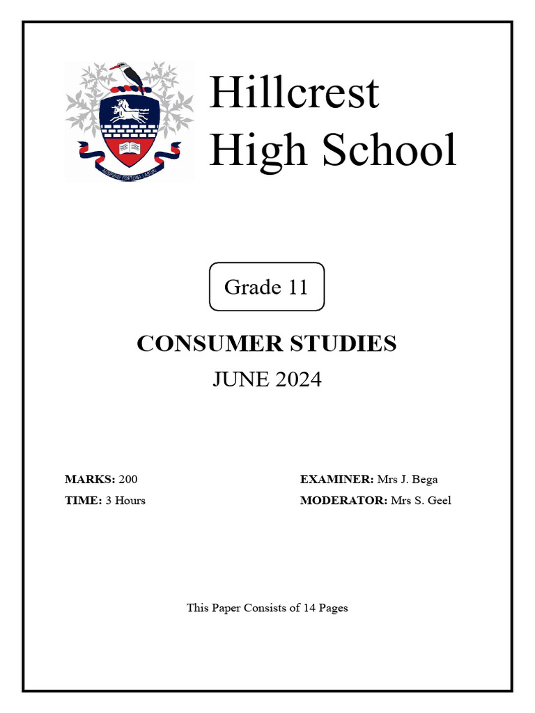 Consumer St. GR 11 June 2024 | PDF