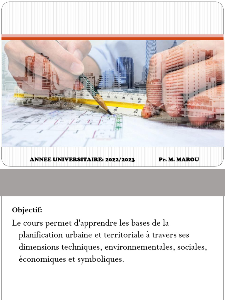 Module Planification Urbaine | PDF