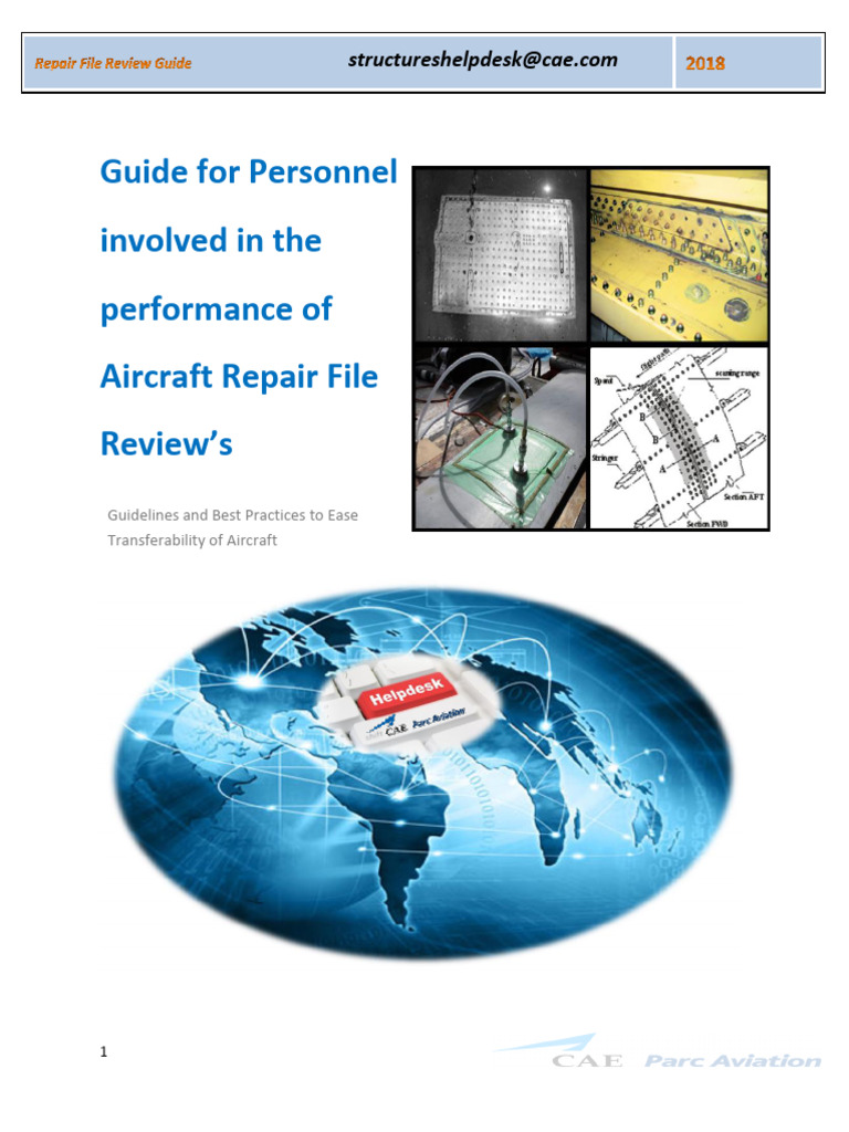 Aircraft Transition Guide-Repair File Review-Version 1-1 | PDF ...