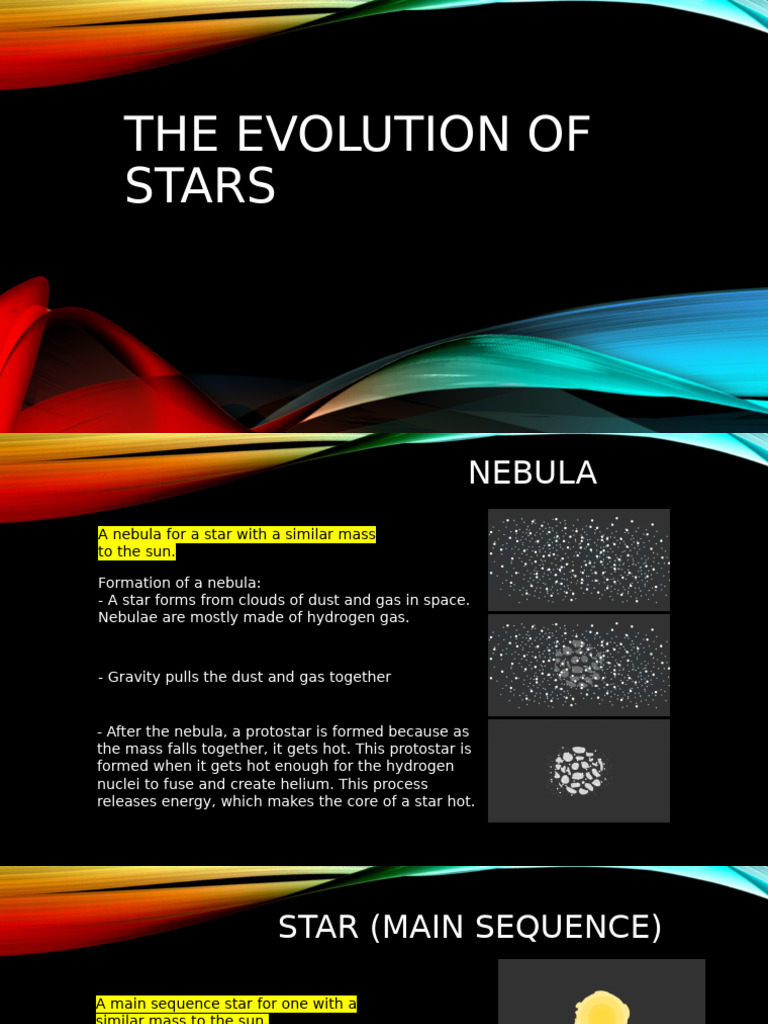 Evolution of Stars PP | PDF