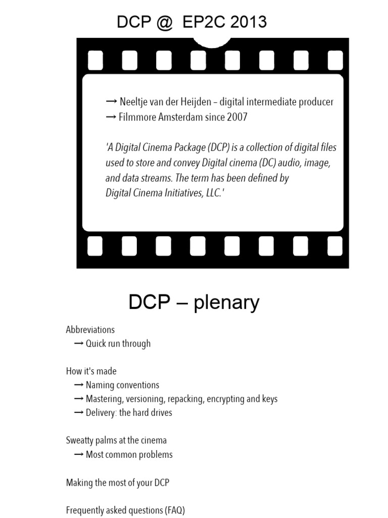 DCP Presentation | PDF