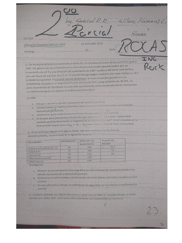 Examen 2do P. | PDF