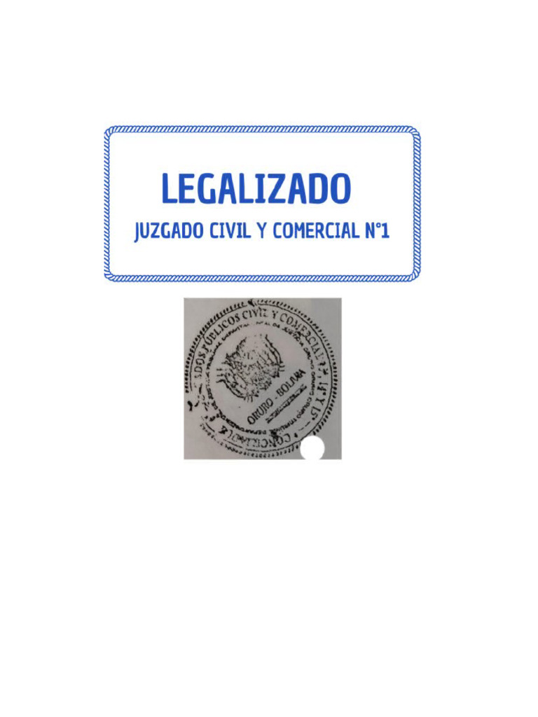 sellos de legalizacion | PDF