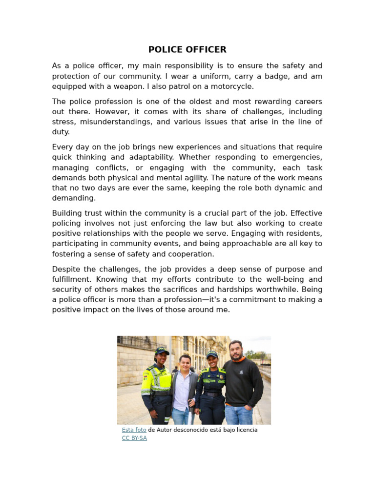 Police Officer | PDF