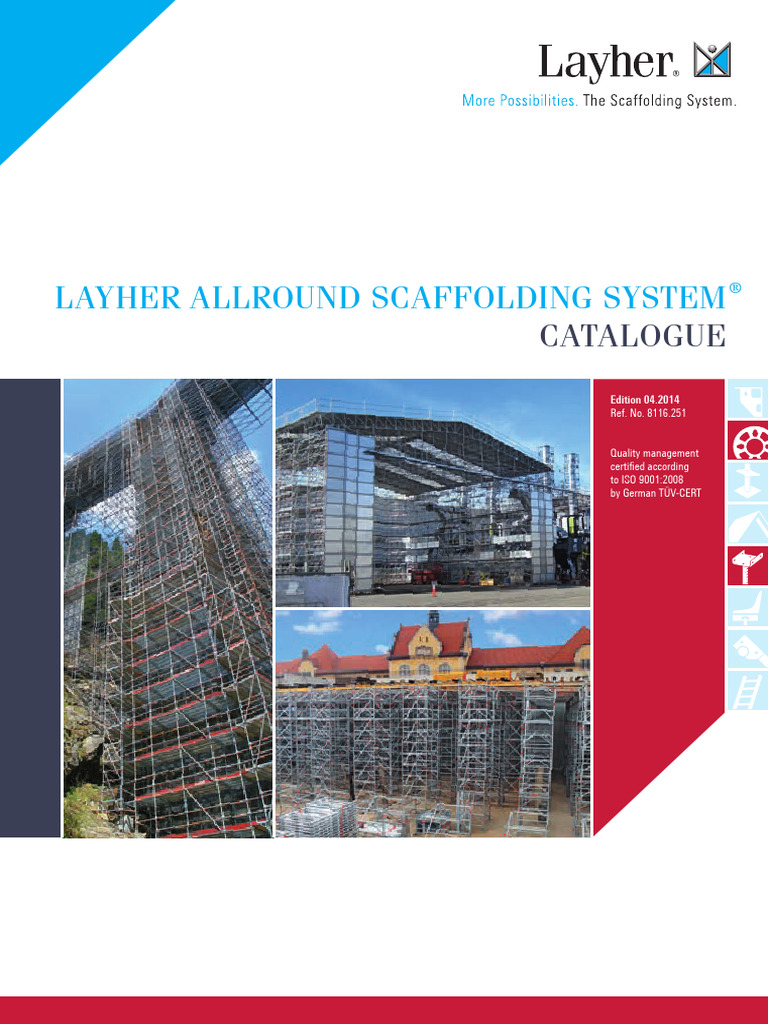 Layher Allround Scaffolding System Catalogue | PDF