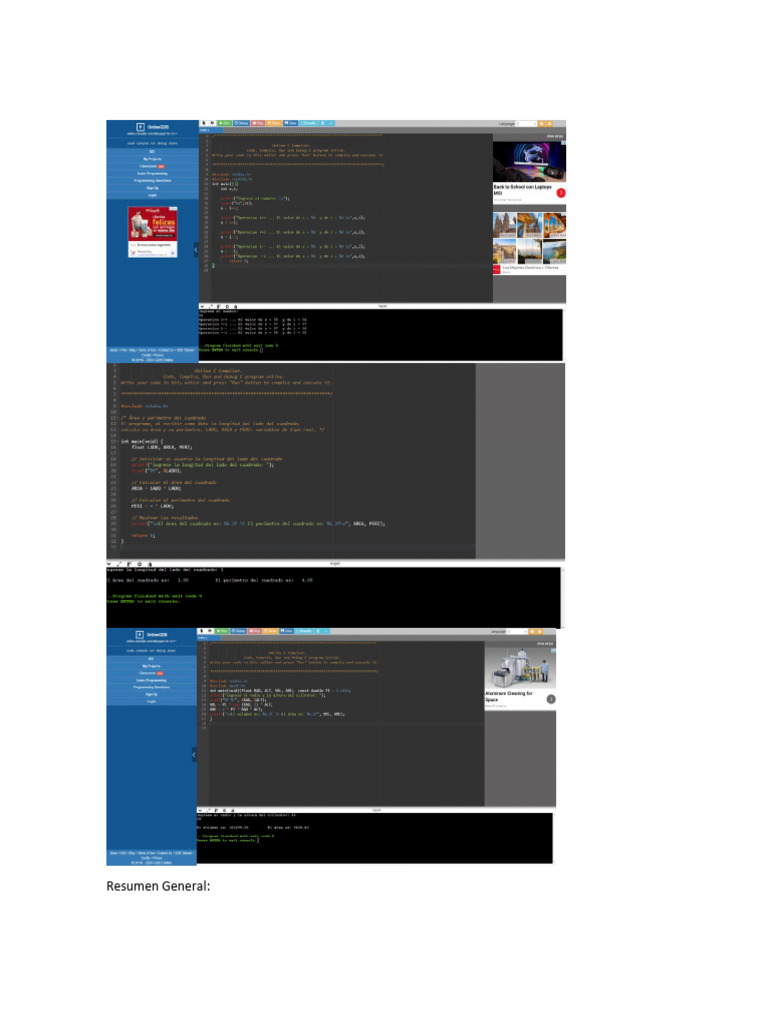 Practica 3 Logica y Programacion Estructurada | PDF | Métodos y materiales de enseñanza ...