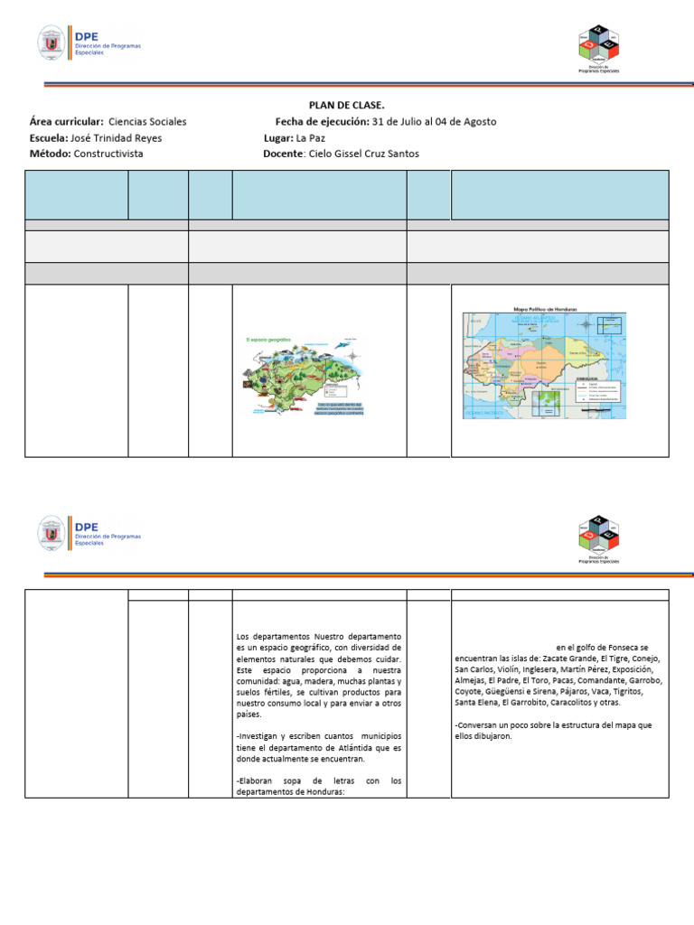 Plan de Multigrado Matematicas - CieloCruz - 4s | PDF