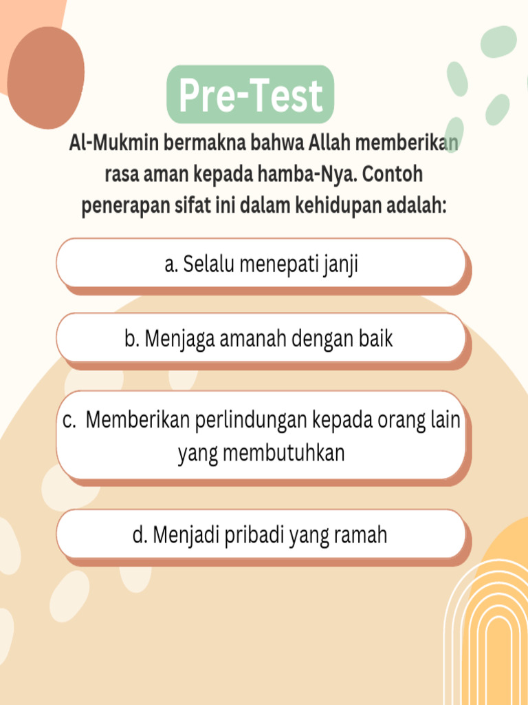 Pre Test 5 | PDF
